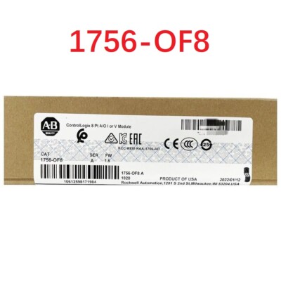 New Factory Sealed AB 1756-OF8/A ControlLogix PLC Output Module 1756OF8 ...