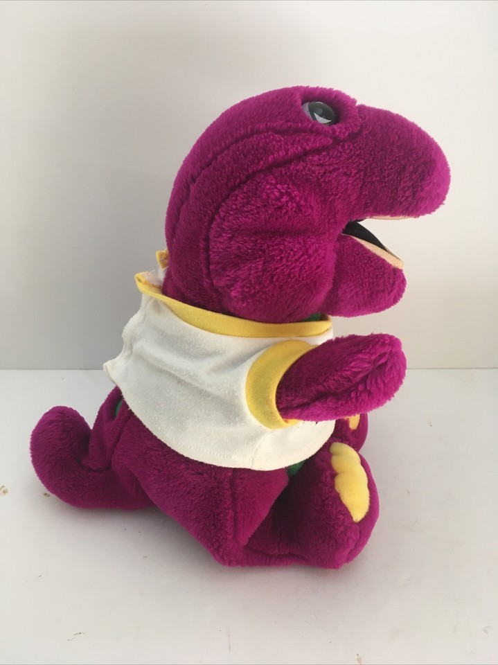 Vtg Dakin Barney 13” Plush 1992 The Lyons Group Stuffed Barney With T ...