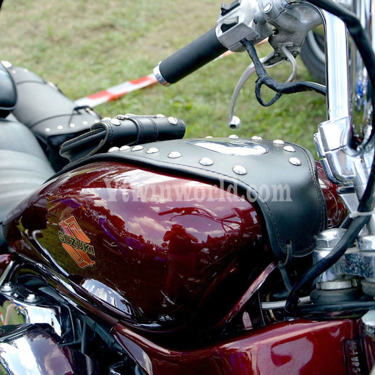 SUZUKI Boulevard S50 INTRUDER (VS 600 800 1400) LEATHER TANK Panel ...