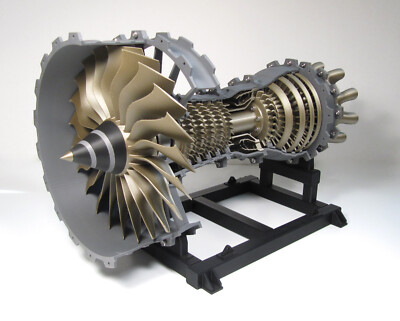 Fully Assembled High Bypass Rolls Royce TurboJet Jet Engine Desktop ...