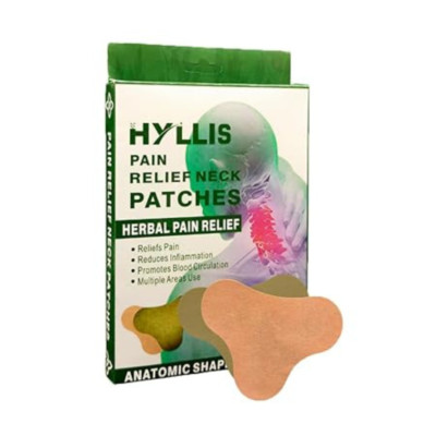 AYUSELLER HYLLIS Pain Relief Patches - 10 Neck Pain Patches 100% Safe ...