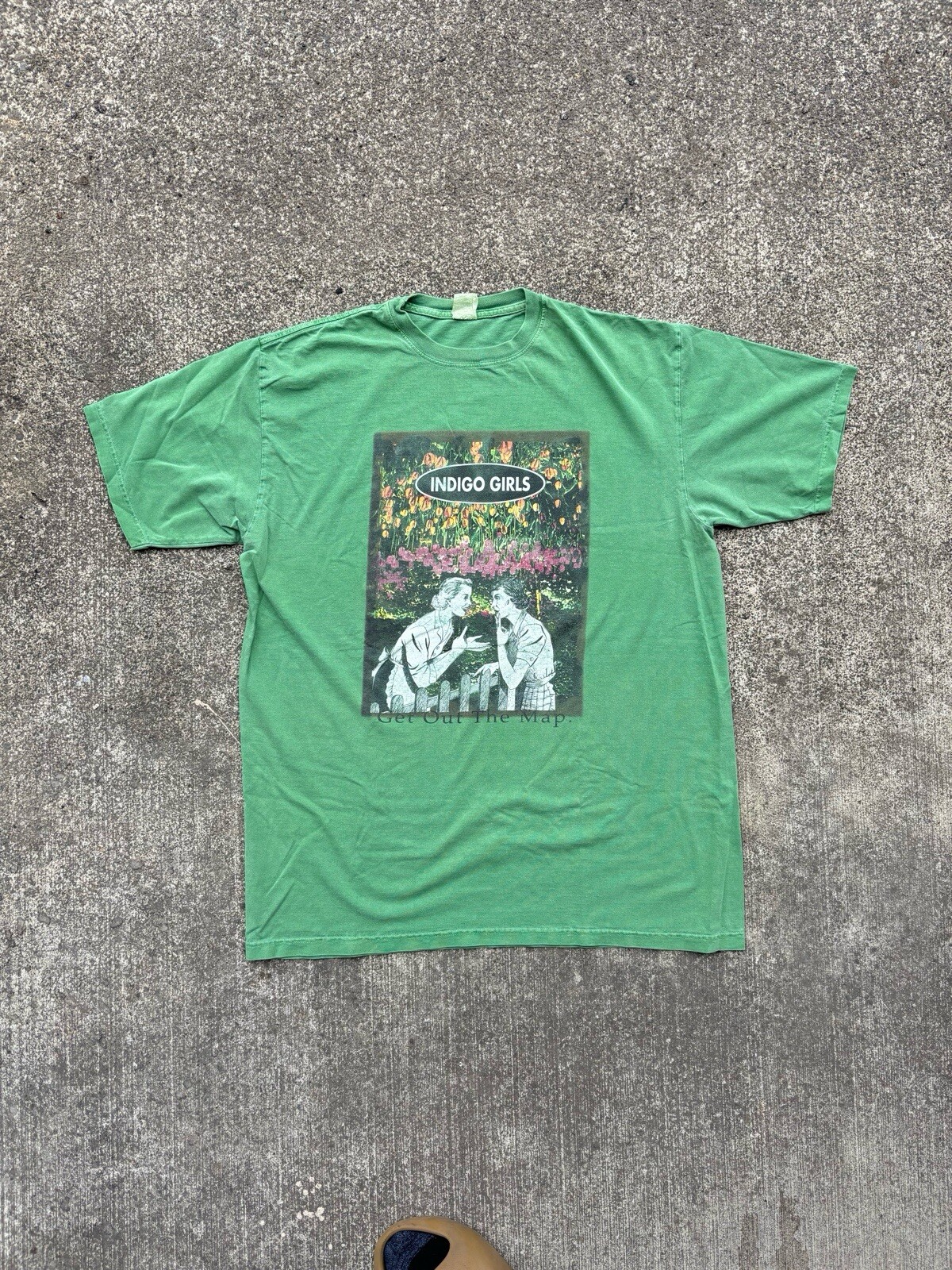 RARE 1990s Indigo Girls “Get Out The Map” Band Tee - Gem