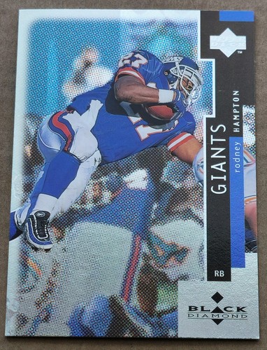 1998 Black Diamond Football Card #145 Rodney Hampton | eBay