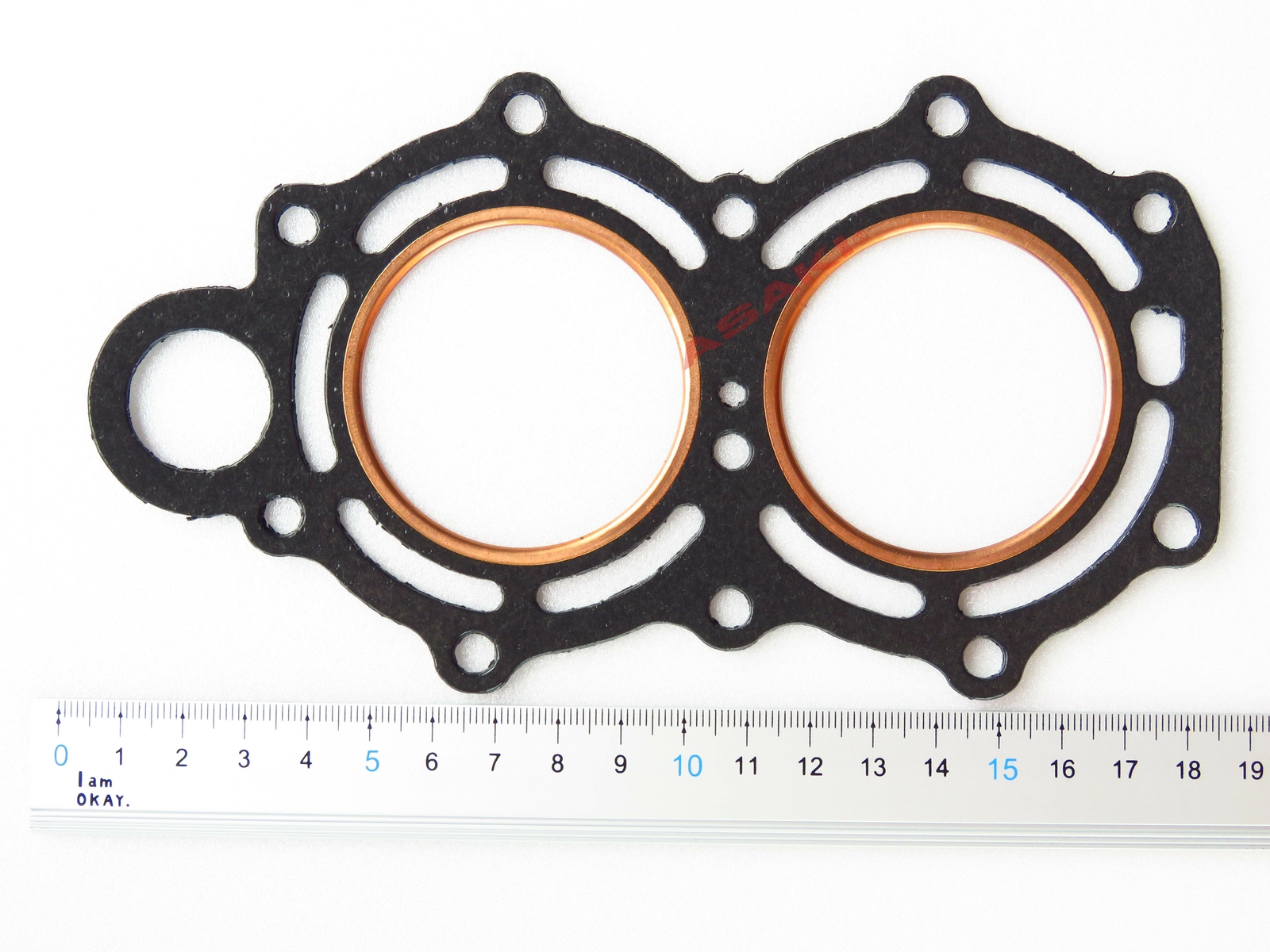 For TOHATSU/NISSAN Outboard 6/8/9.8 HP NS9.8B NS8B Gasket ガスケット3B2 ...