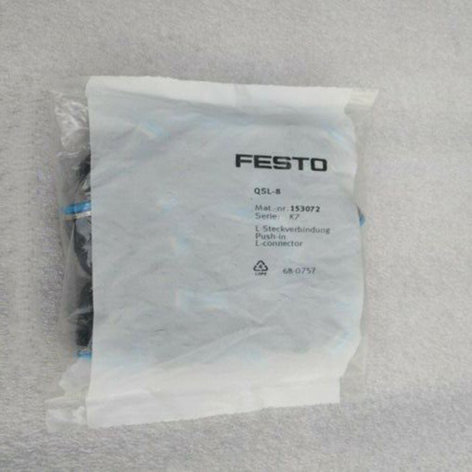 10ps new festo QSL-8 Gas Joint QSL-8 153072 spot stock | eBay