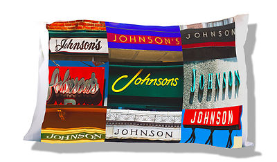 JOHNSON Personalized Pillowcase featuring the name in photos of real ...