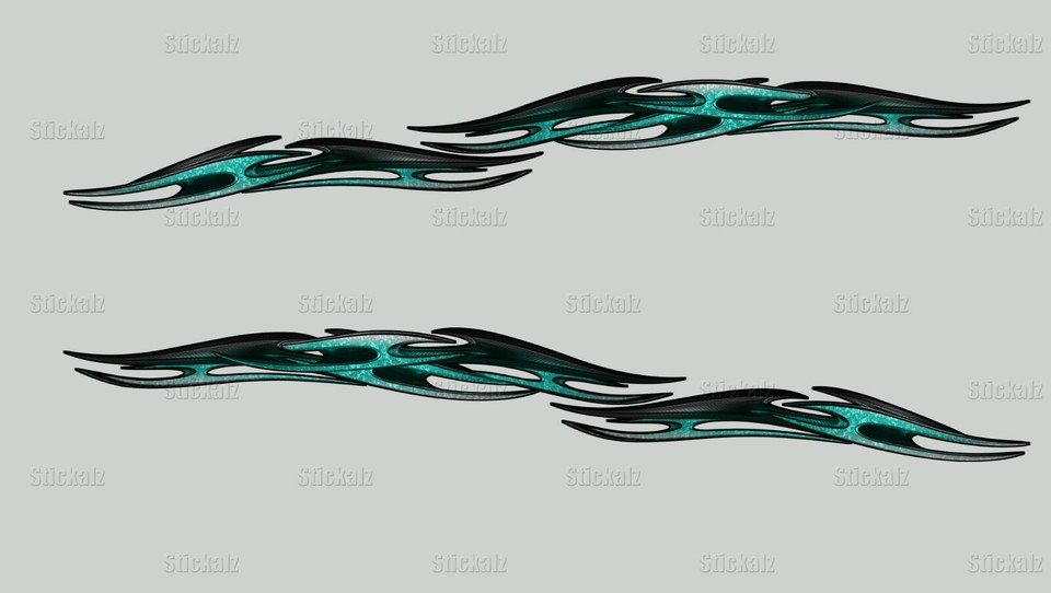 Tribal Bike Sticker, Dirt Bike Full Color Vinyl Sticker, Tribal Sport ...