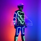 Tron LED costume and LED Helmet for Flyboard show. Model Defender ...