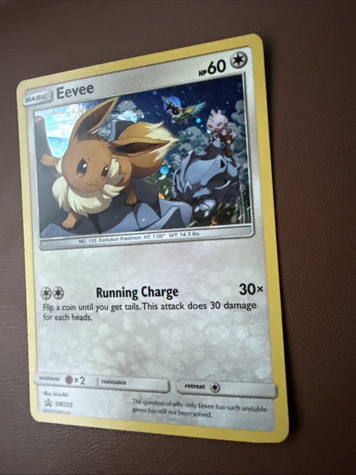 Eevee SM235 Black Star Promo 2019 Holo Rare Pokémon Card TCG | eBay