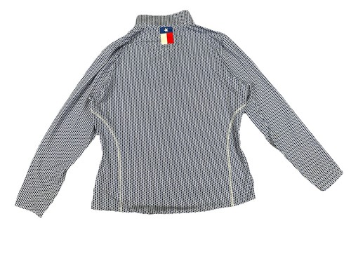 Rhoback Ladies Large Blue Long Sleeve 1/4 Zip Performance Pullover ...