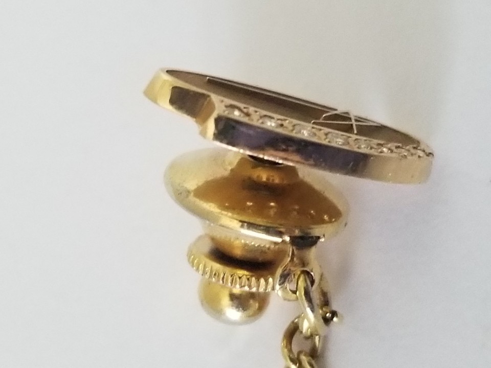 Vintage 14K Gold & Diamond Lockheed Martin Year Employee Service Award ...