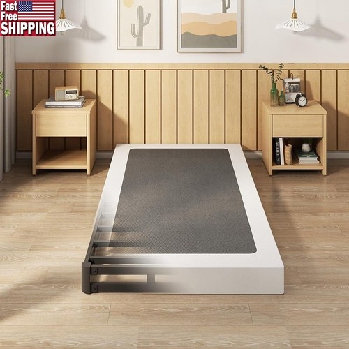 Twin Box Spring Metal Slats Noise Free Easy Assembly Heavy Duty 1500lbs ...