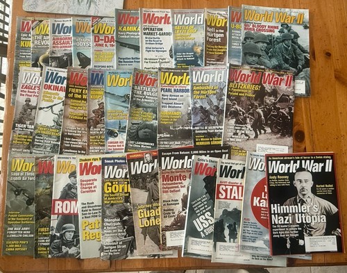 Lot Of 31-World War II Magazines-2004-2007-Army/Navy/Marines/Air Force ...