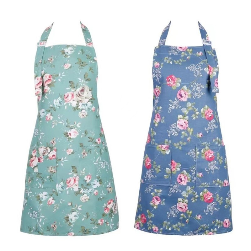 Adjustable Korean Styles Apron Cotton Linen Cooking Apron For Baking ...