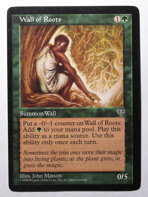 Wall of Roots MI Mirage Mtg Magic English | eBay