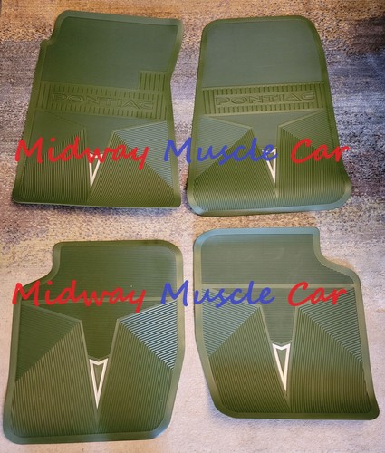 NEW original style GREEN 69-72 Pontiac floor mats GTO Lemans Judge ...