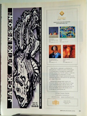 JACK ATKINSON ART PIECE VTG ORIG 2005 ADVERTISEMENT | eBay
