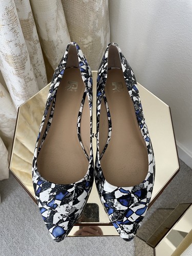 Kitty IV Flat in Black & Blue Joe's Jeans, Size 9.5 M, NWOB, RP $99 | eBay