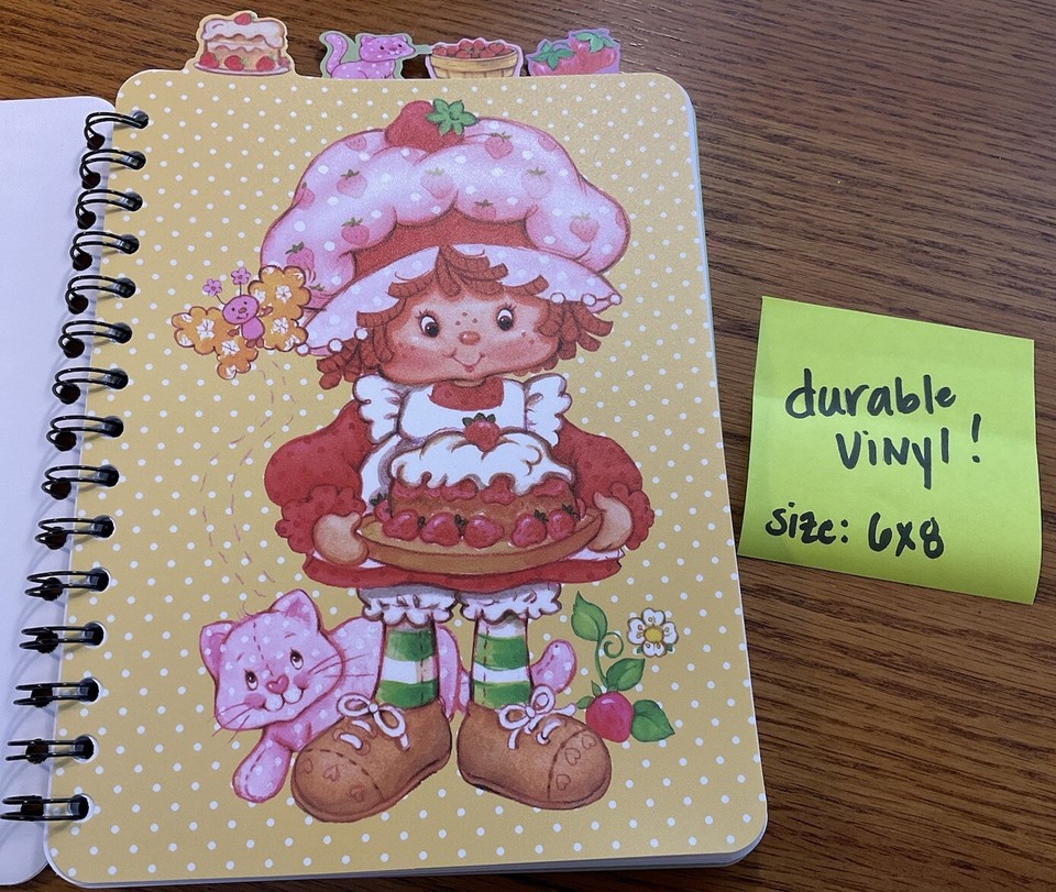 Strawberry Shortcake Notebook Stationary Valentine * NEW * RARE ...