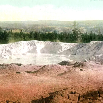 Fountain Paint Pot Yellowstone Park, Lower Geyser Basin, WY, Postcard ...