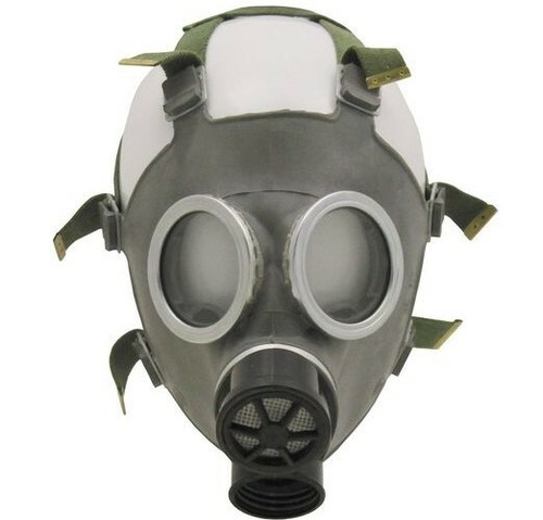 Authentic Polish MC-1 Military 40 mm Gas Mask/Respirator Emergency Gear ...