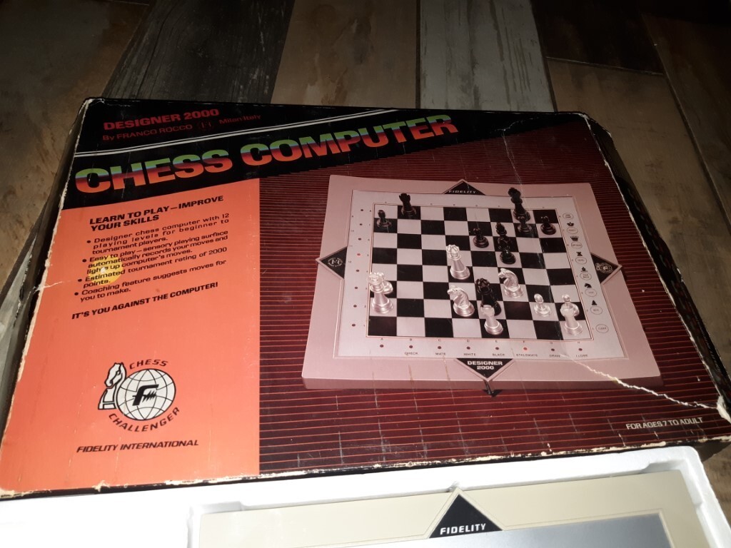 Fidelity Electronic Chess Computer 6102 DESIGNER 2000 Franco Rocco ...