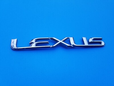 99 00 01 02 03 LEXUS RX300 REAR LID CHROME EMBLEM LOGO BADGE SYMBOL ...