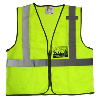 CERT Vest, Community Emergency Response Team vest, Preparedness, Safety ...