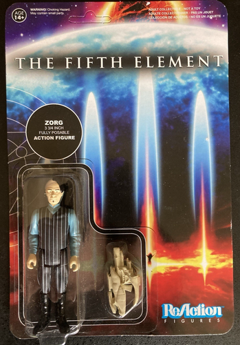 UNPUNCHED CARD - Funko Reaction - The Fifth Element - Zorg Action ...