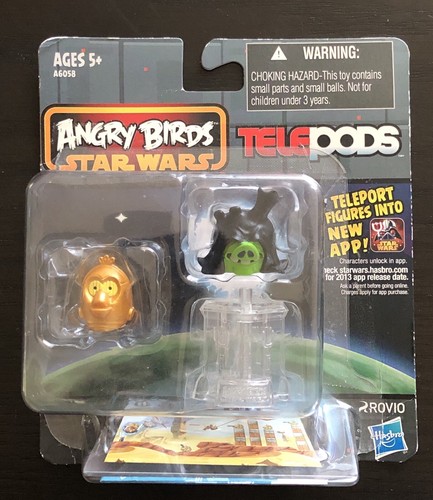 Angry Birds Star Wars Telepods C-3PO Bird and Emperor Palpatine Pig 2 ...