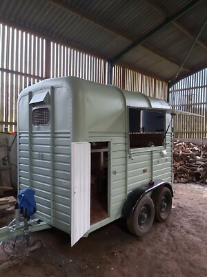 Vintage Rice horse box bar, coffee or catering trailer | eBay UK