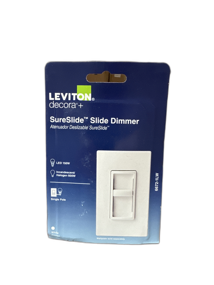 Leviton SureSlide Dimmer Switch for Dimmable LED, Halogen and ...
