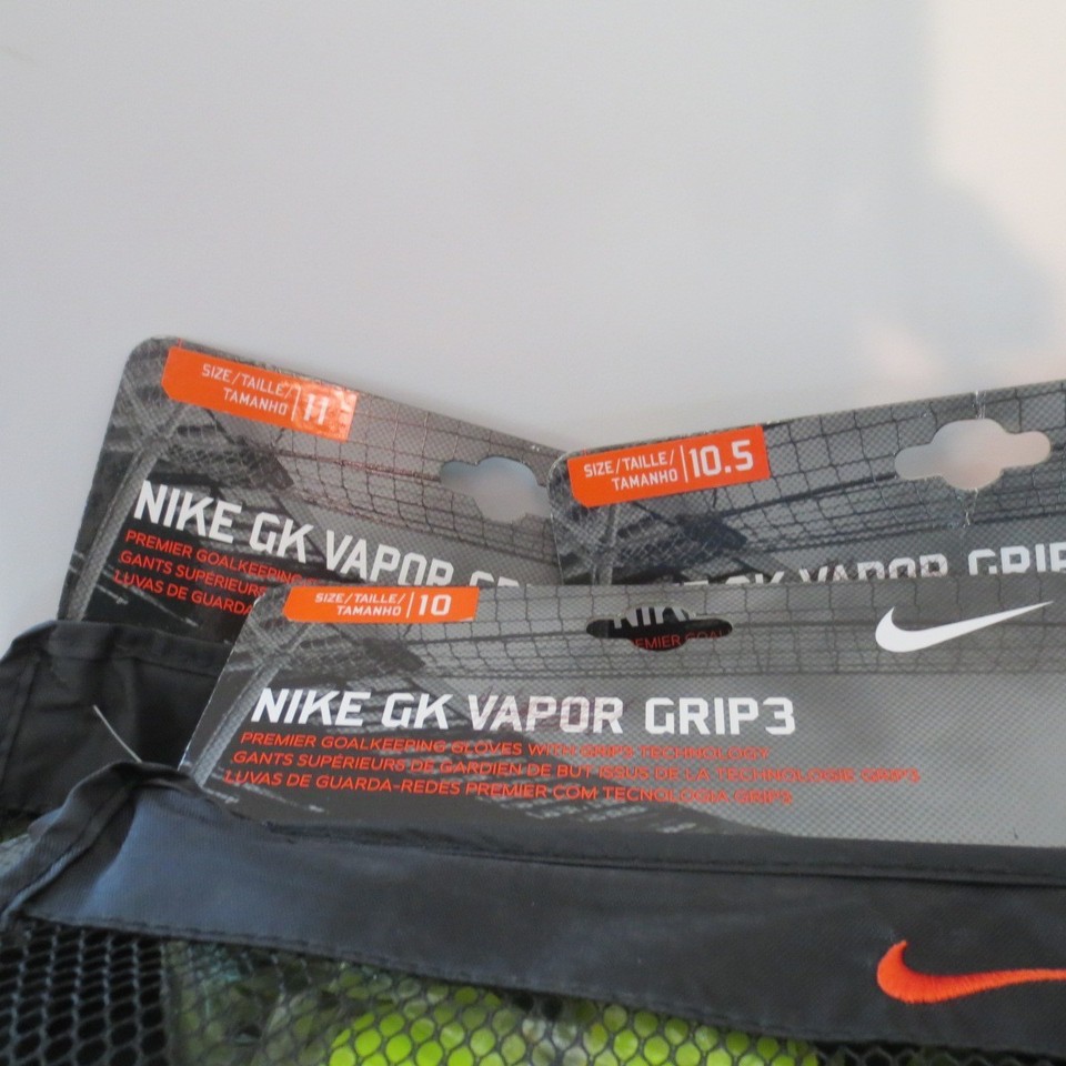Nike GK VG3 Vapor Grip 3 Goalkeeper Soccer Gloves Size 10.5 | eBay