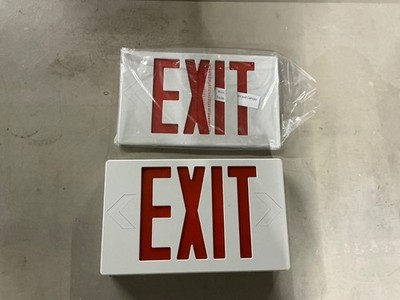LED Exit Lighting Fixture- Universal Single Part#EZXTEU2RWEM | eBay