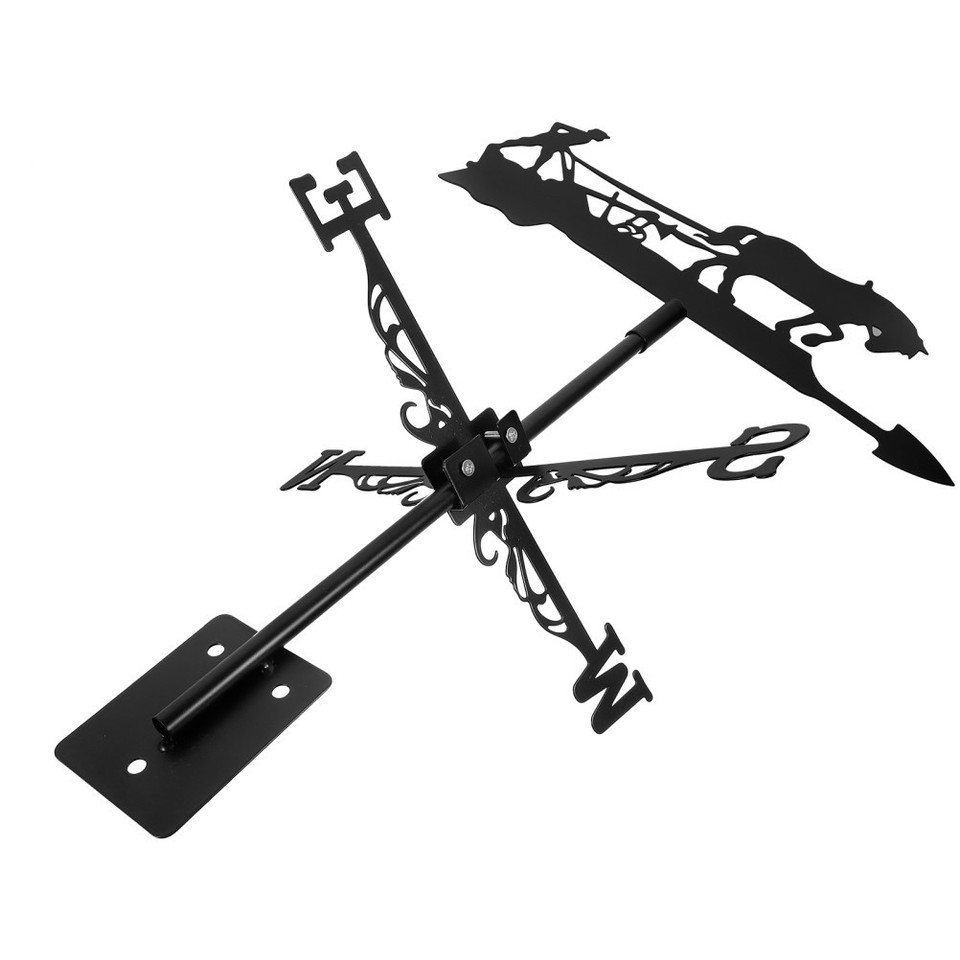 Wind Vane Horse Weathervane Ornament Retro Weather Metal Wind Vane ...