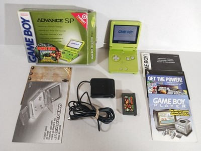 Nintendo Gameboy Advance SP Lime Green Complete Target Donkey Kong ...