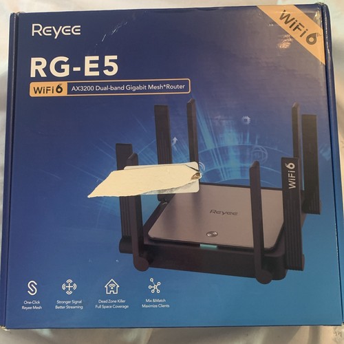 Reyee RG-E5 WiFi 6 AX3200 Dual-Band Gigabit Mesh Router | eBay