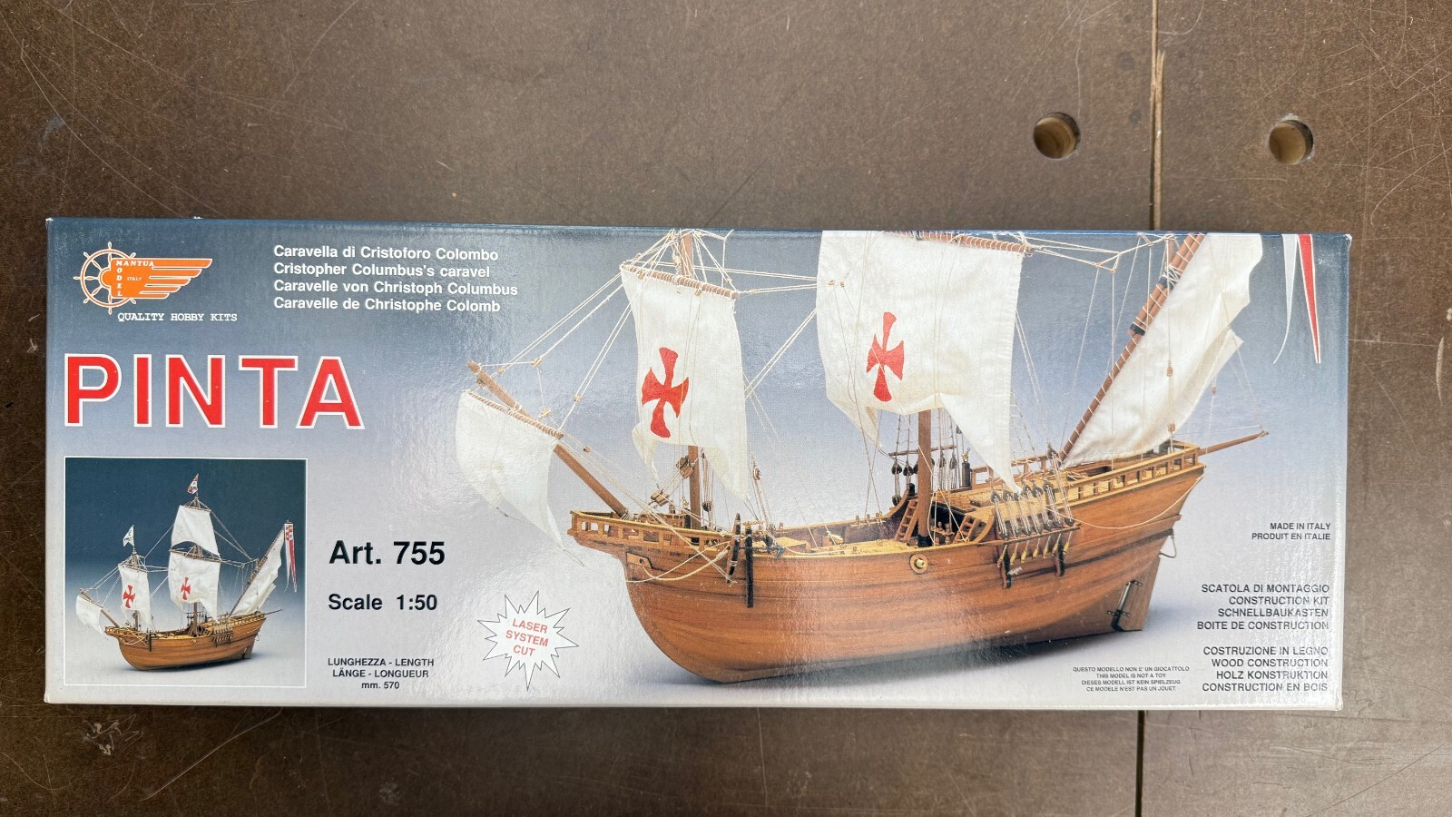 Model Ship Pinta - 1:50 Scale Mantua Model number 755 | eBay