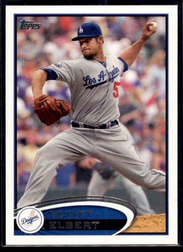 2012 Topps Update Scott Elbert #US113 Los Angeles Dodgers | eBay