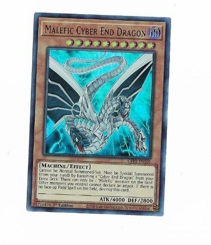 Yugioh Yu-Gi-Oh! Malefic Cyber End Dragon GFP2-EN101 1st edition UR NM ...