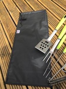 BBQ Utensil Storage Bag, Black, Barbecue Utensil Storage, BBQ Equipment ...