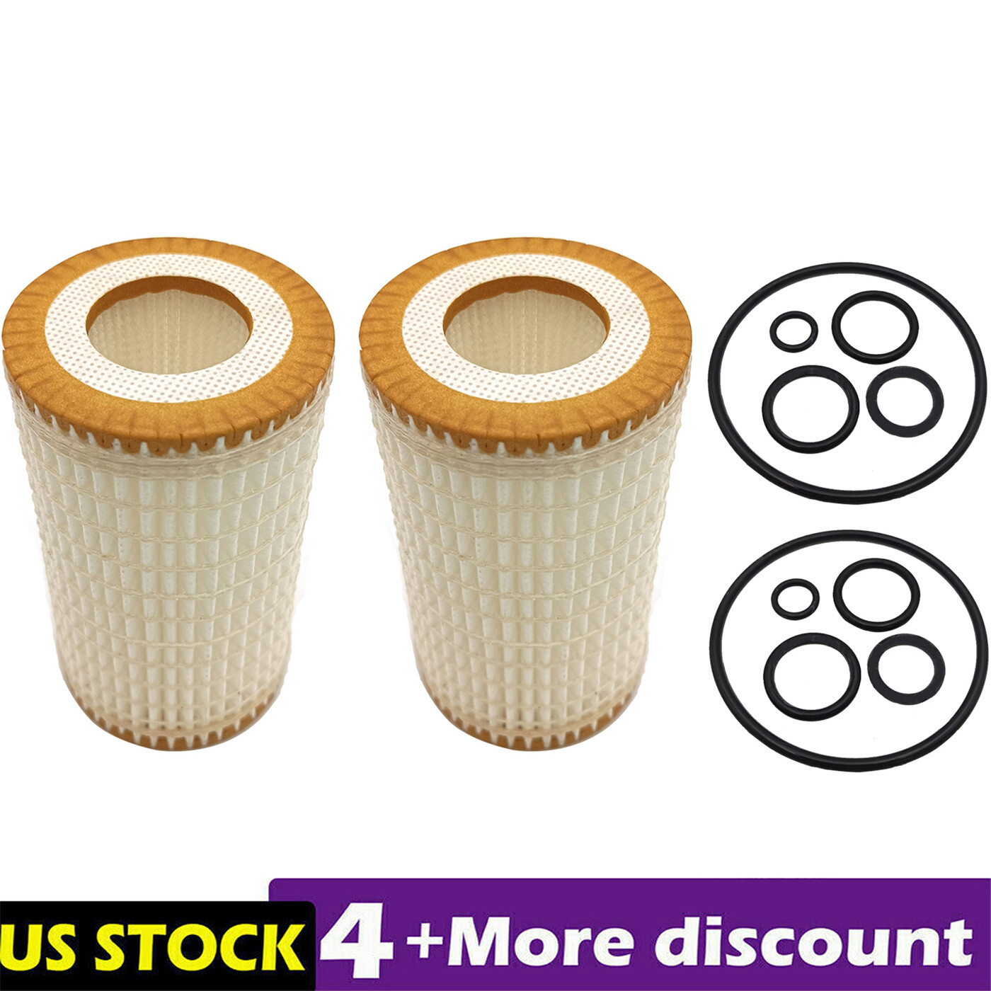 2Pcs ENGINE OIL FILTER For Mercedes Benz CLK430 CLK500 CLS55 CLS500 ...