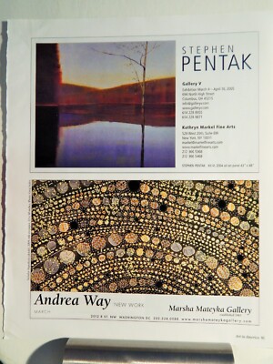ANDREA WAY ART PIECE VTG ORIG 2005 ADVERTISEMENT | eBay