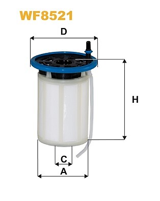 Fuel Filter WF8521 Wix Filters 77367623 77367892 Genuine Top Quality ...