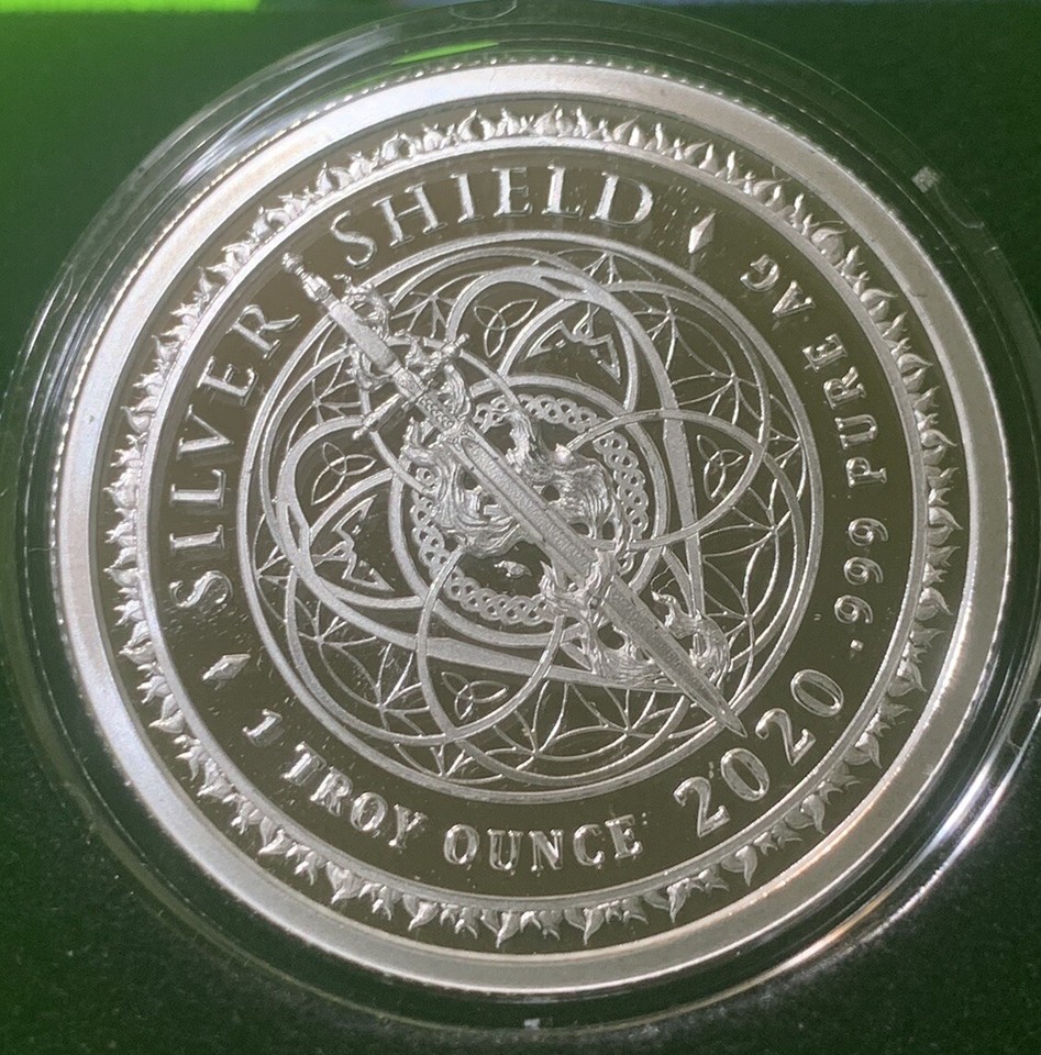 2020 Trump Mid Finger Silver Shield Proof 1 oz .999 Silver W/COA ...