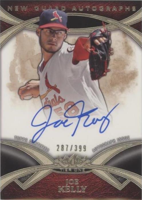 2014 Topps Tier One - New Guard Autographs Joe Kelly #NGA-JKE /399 (AU ...