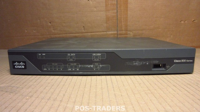 Cisco 888 888-k9 Integrated Services Router ISR G.shdsl VPN Excl PSU ...