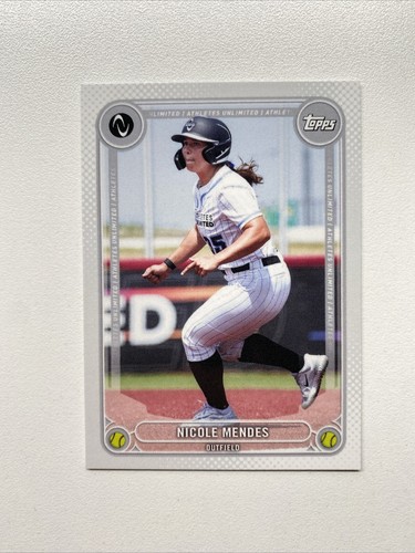 2024 Topps Athletes Unlimited 40 Nicole Mendes UA Pro Softball Card ...