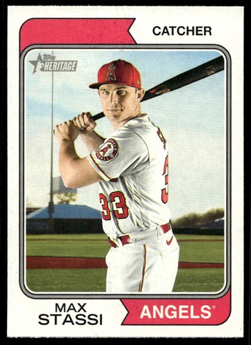 2023 Topps Heritage #115 Max Stassi Los Angeles Angels | eBay