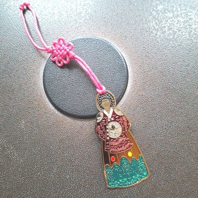 Elegant Bookmark Korean Queen Coronation Dress Vintage Metal Souvenir ...